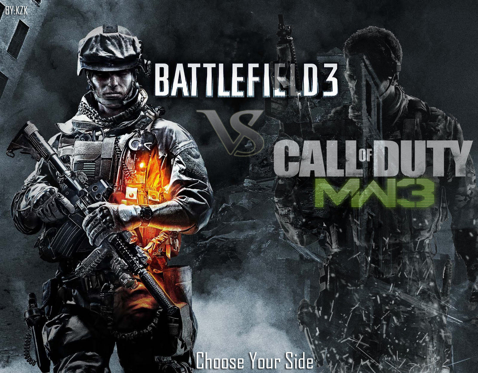 Game news and reviews: Battlefield 3 vs Modern Warfare 3