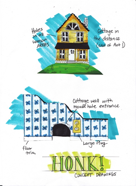 Lance Cardinal Creations: HONK! The Musical - Set/Prop Design