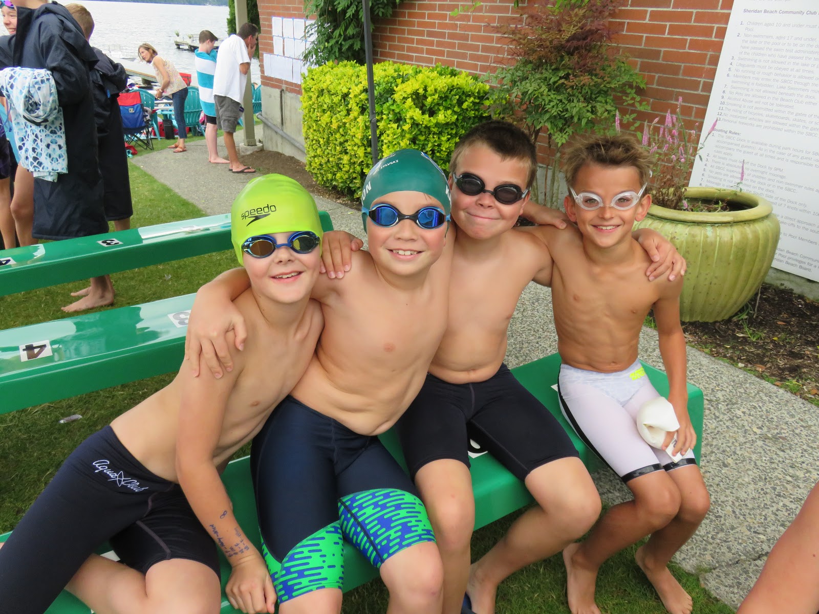 Our Family: Swim Meets Begin