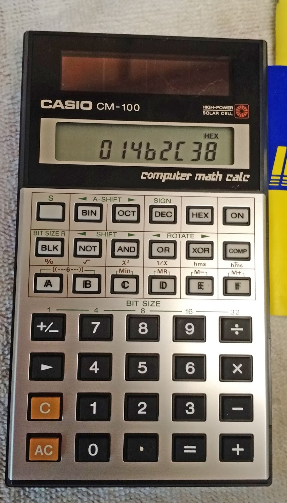 Eddie s Math And Calculator Blog Retro Review Casio CM 100 Computer