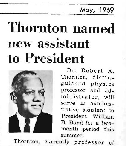 Clarke Historical Library News and Notes: Dr. Robert A. Thornton and ...