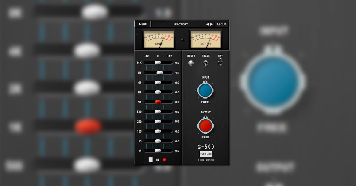 G-500 EQ by 1208 Audio 'Graphic Equalizer' (FREE)