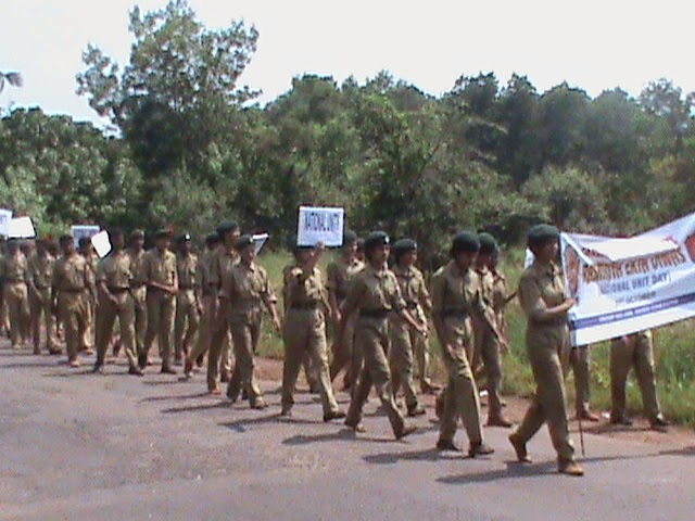 GOVT.HIGHER SECONDARY SCHOOL CHAYOTH: NCC