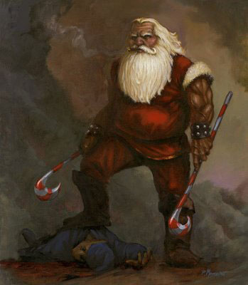 Fashion and Action: Epic Fantasy Badass Santas - Yeah...You Better ...