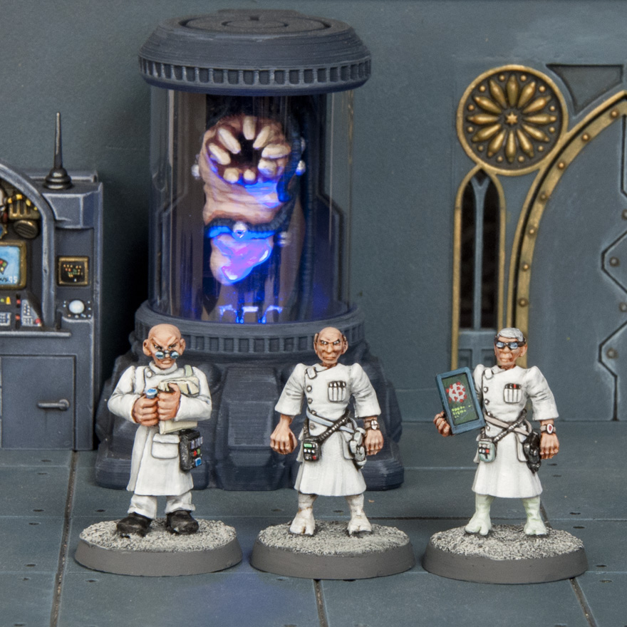 Dr. Mathias's Miniature Extravaganza: 40k Adventurers - Techs - Cyborgs