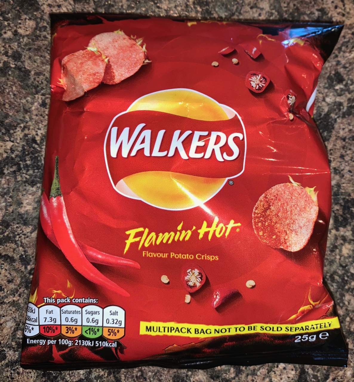 FOODSTUFF FINDS: Walkers Flamin’ Hot flavour Crisps (Tesco) By @SpectreUK