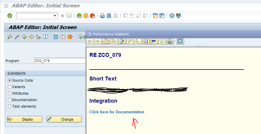 Sap Abap Central Add Documentation In Custom Program Docs