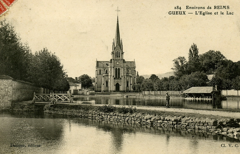 GNV Gueux Notre Village: L'Eglise de Gueux, en Cartes Postales