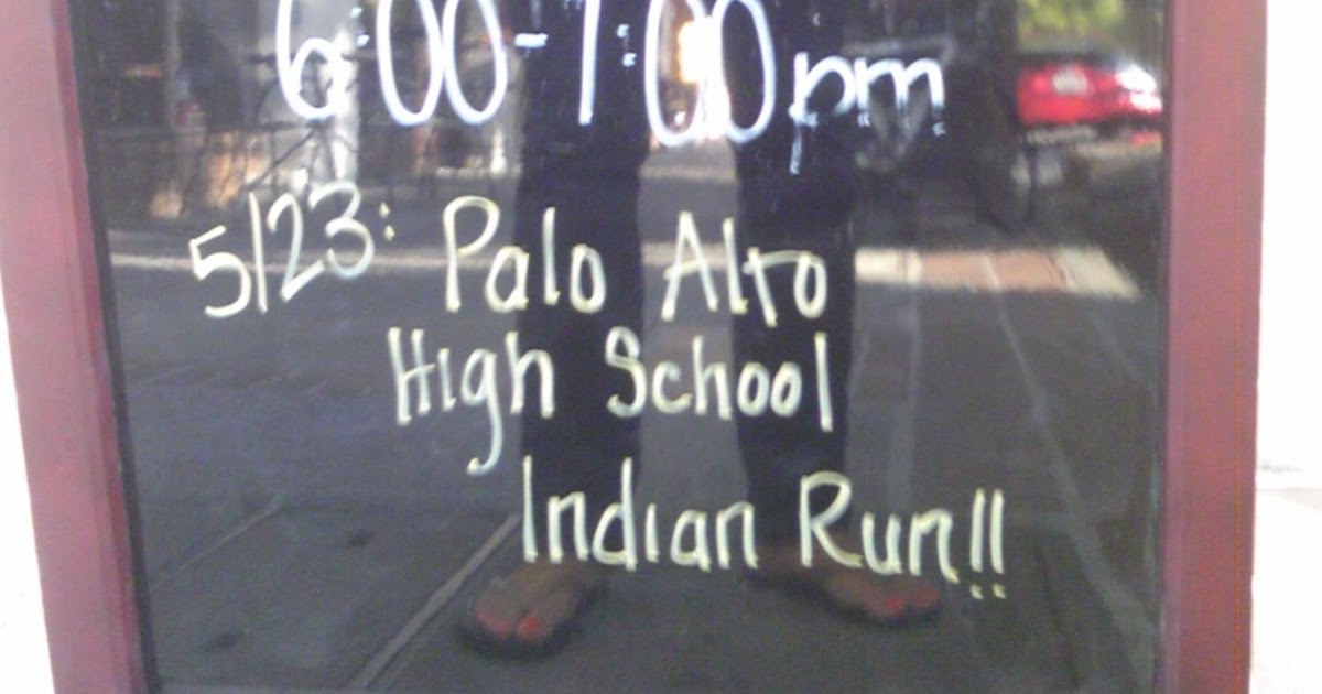 Newspaper Rock: "Indian run" conditioning exercise