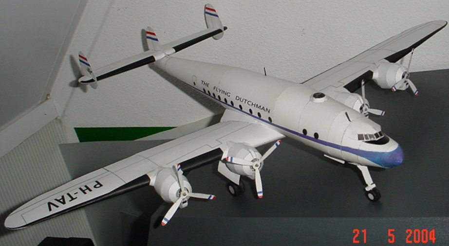 PAPER PLANES: LOCKHEED L-749 'CONSTELLATION'