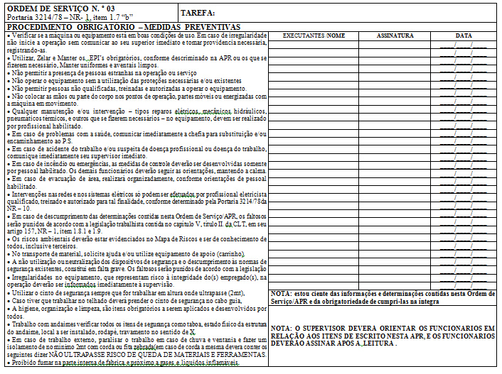 SEGURANÇA DO TRABALHO: COMO MONTAR UMA APR