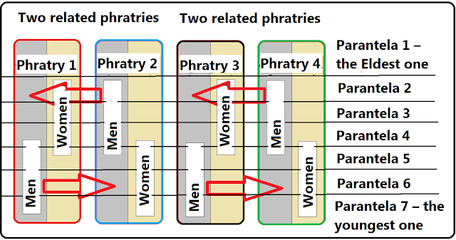 Step by step: Parantelas and Phratries