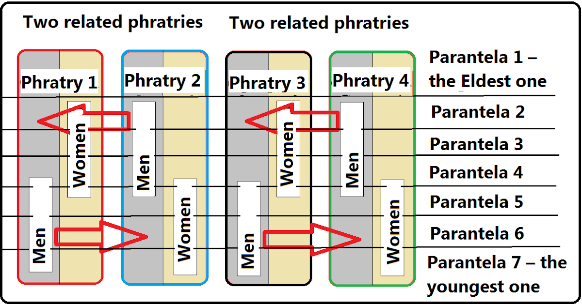 Step by step: Parantelas and Phratries