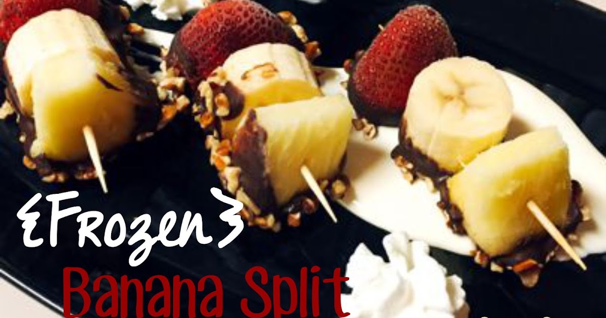 The Devilish Dish: {Frozen} Banana Split on a Stick