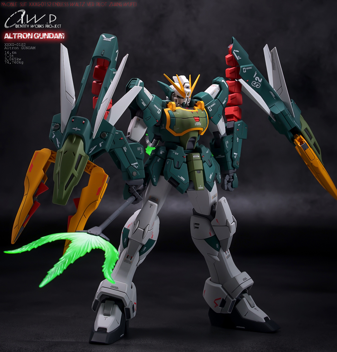 GUNDAM GUY: P-Bandai Exclusive: MG 1/100 Gundam Altron EW - Painted Build