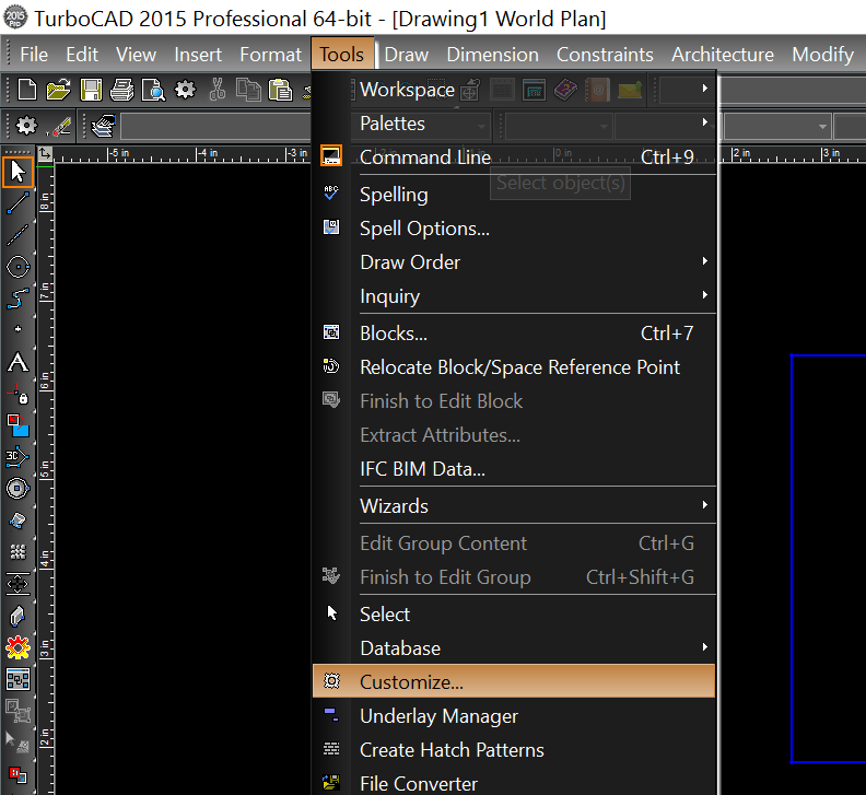 TurboCAD, le coffre à outils CAO - The CAD toolbox: Turbocad - LTE UI ...