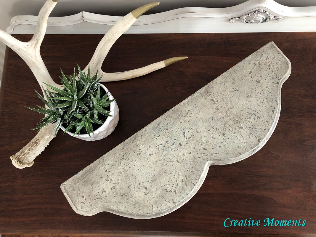 Venetian Plaster Shelf