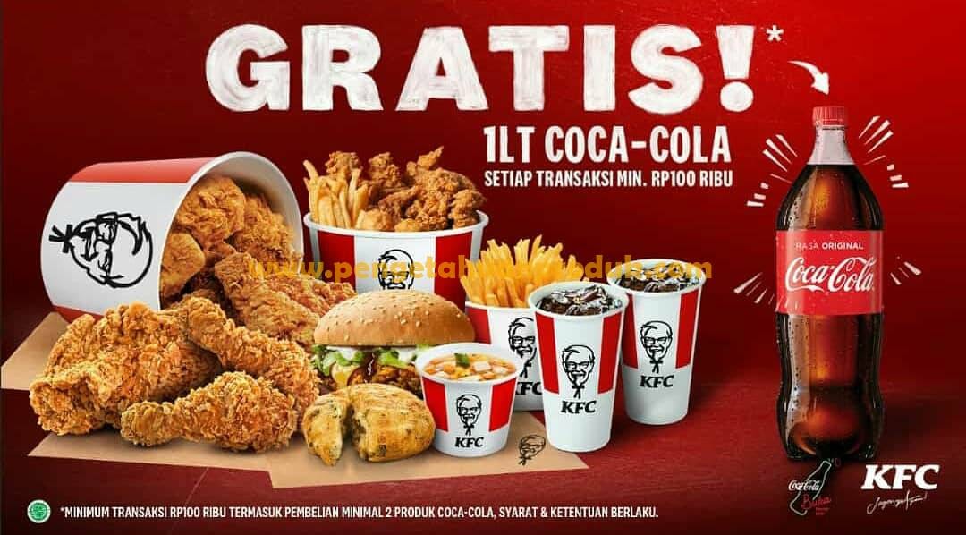 √√ Promo KFC Terbaru Gratis Coca Cola 1 Liter belanja minimal Rp 100. ... √√ Promo KFC Terbaru Gratis Coca Cola 1 Liter belanja minimal Rp 100. ...
