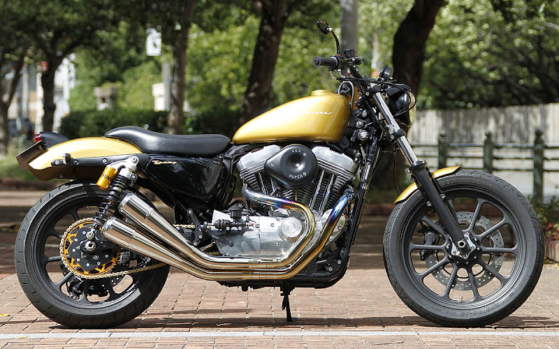 DUECILINDRI: XL883R by Tramp Cycle