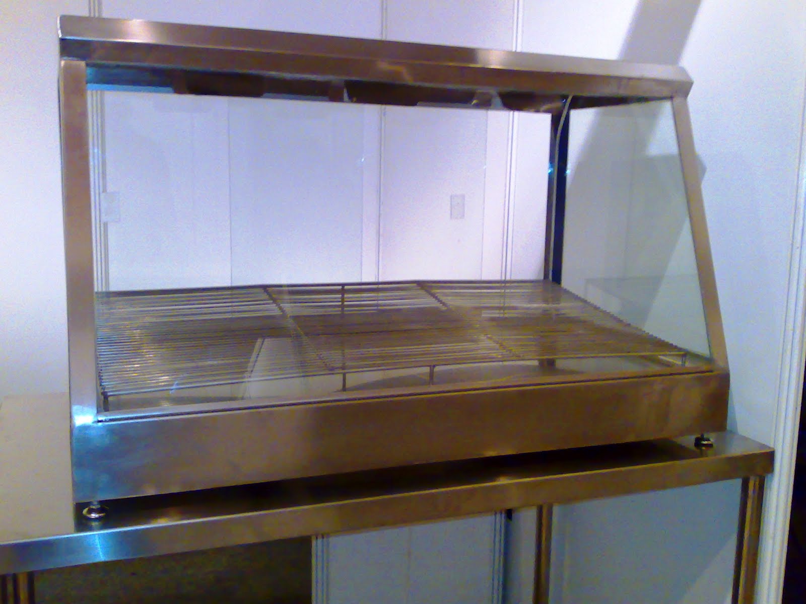 Indomatic Stainless Steel Hardware: Hot Snack Showcase Makanan Hangat