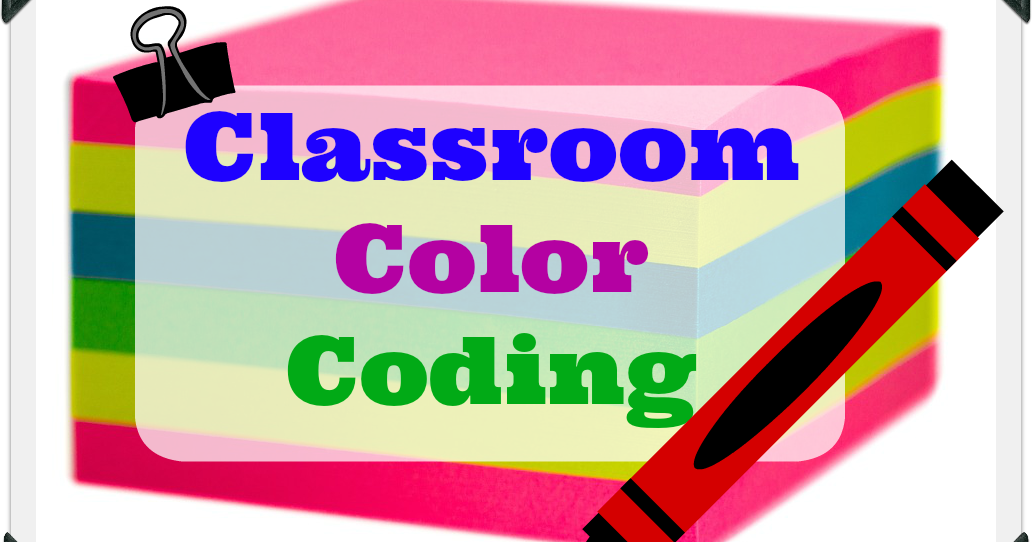 Classroom Organization -Student Color Coding