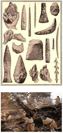 Sayans, TEknoloji, en Sosayati: Stone Age Inventions
