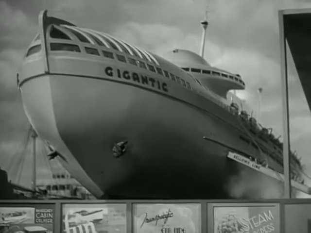 model ships in the cinema