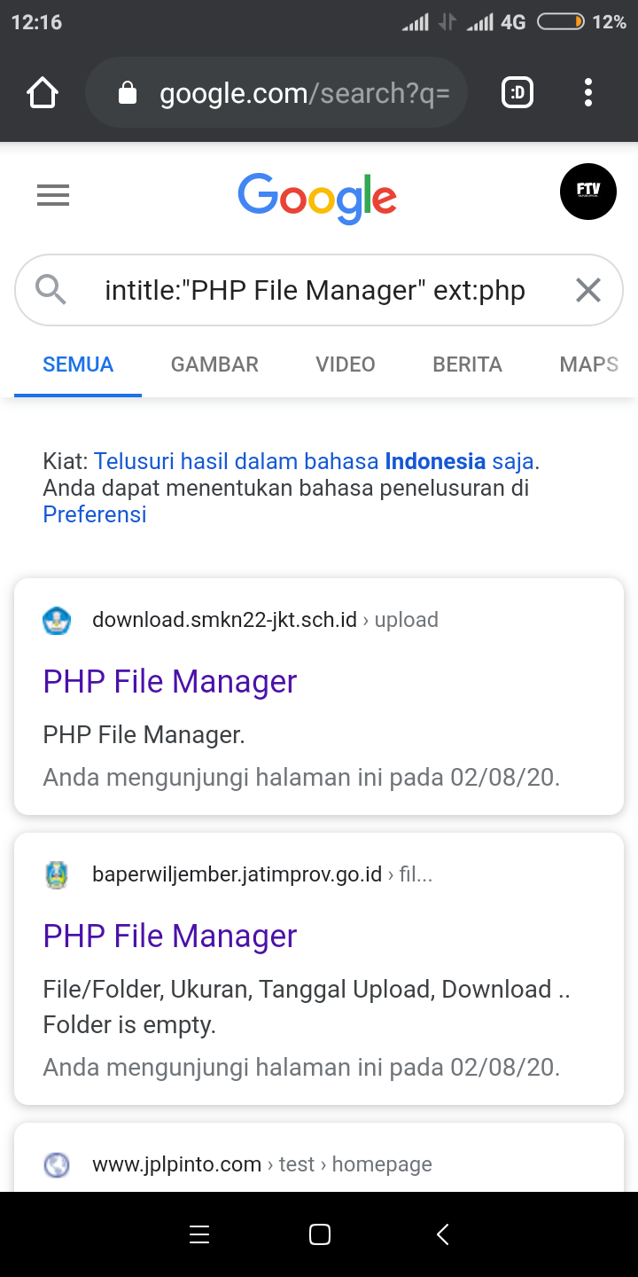 cara deface poc php file manger + up shell - Blog Babacang