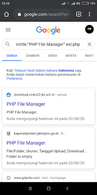 cara deface poc php file manger + up shell - Blog Babacang