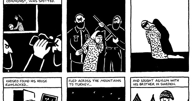 Read Persepolis 1, Section 16: The Passport, Page 123