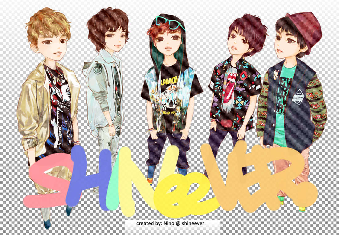 [Chibi] Taemin and SHINee Cool Fanart | Taemin Forever