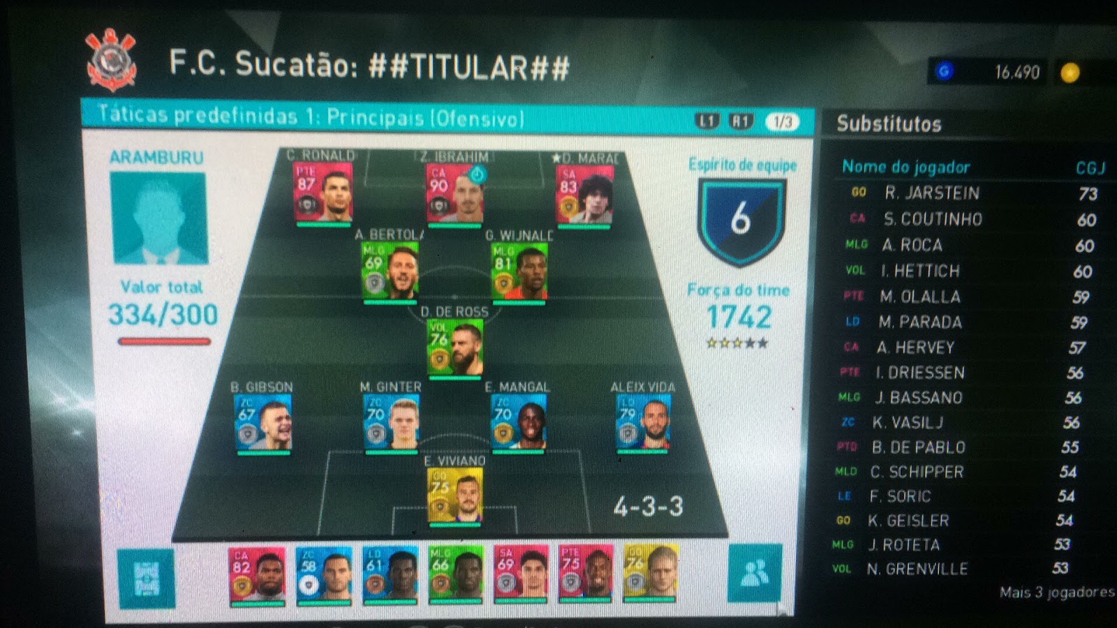 Meu MyClub - PES 2018 ::..: ..:: Iniciando a saga MyClub - PES2018