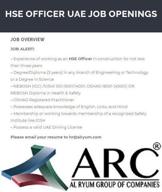 HSE Insider : ( 14 ) - HSE/EHS/SAFETY JOBS – MARCH 2021