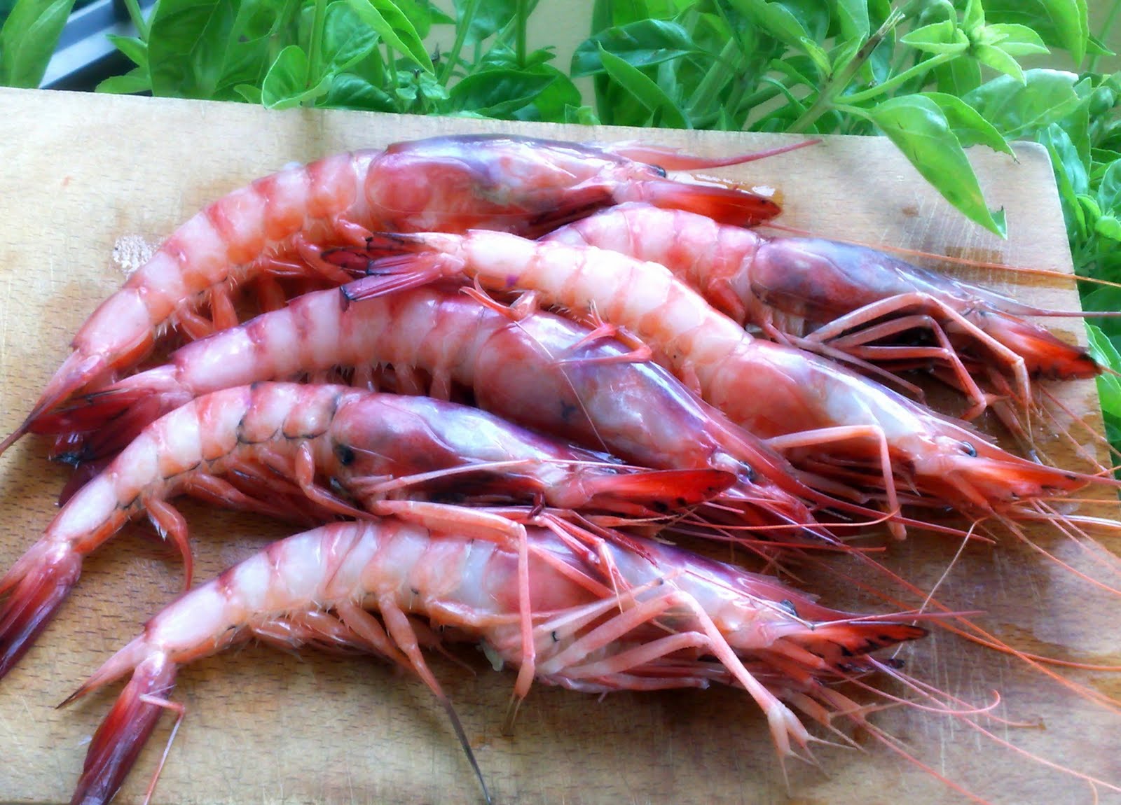 sweet&sour: Gamberi rossi liguri con crema di melanzane