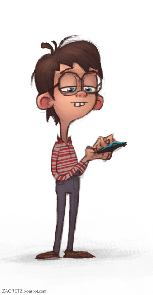 Zac Retz Art: Nerd Kid