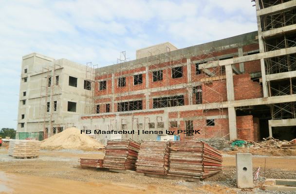 Progress Pembinaan Hospital Kuala Krai Yang Memang Cukup Besar