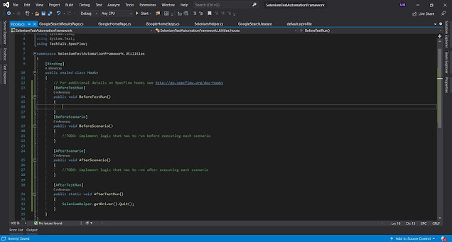 Qa And Test Automation Cucumber Selenium Test Automation Framework Using