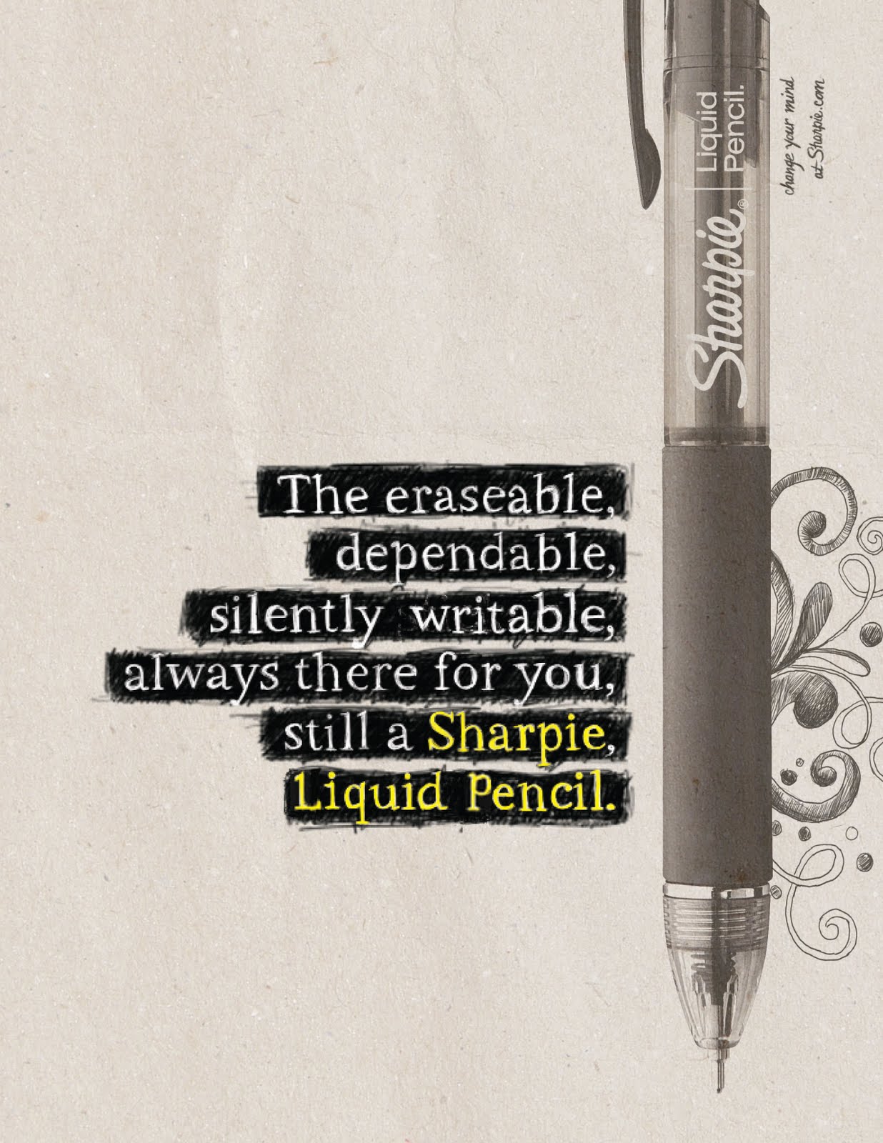 Wendy Sandman Advertising Designer: Sharpie Liquid Pencil Final