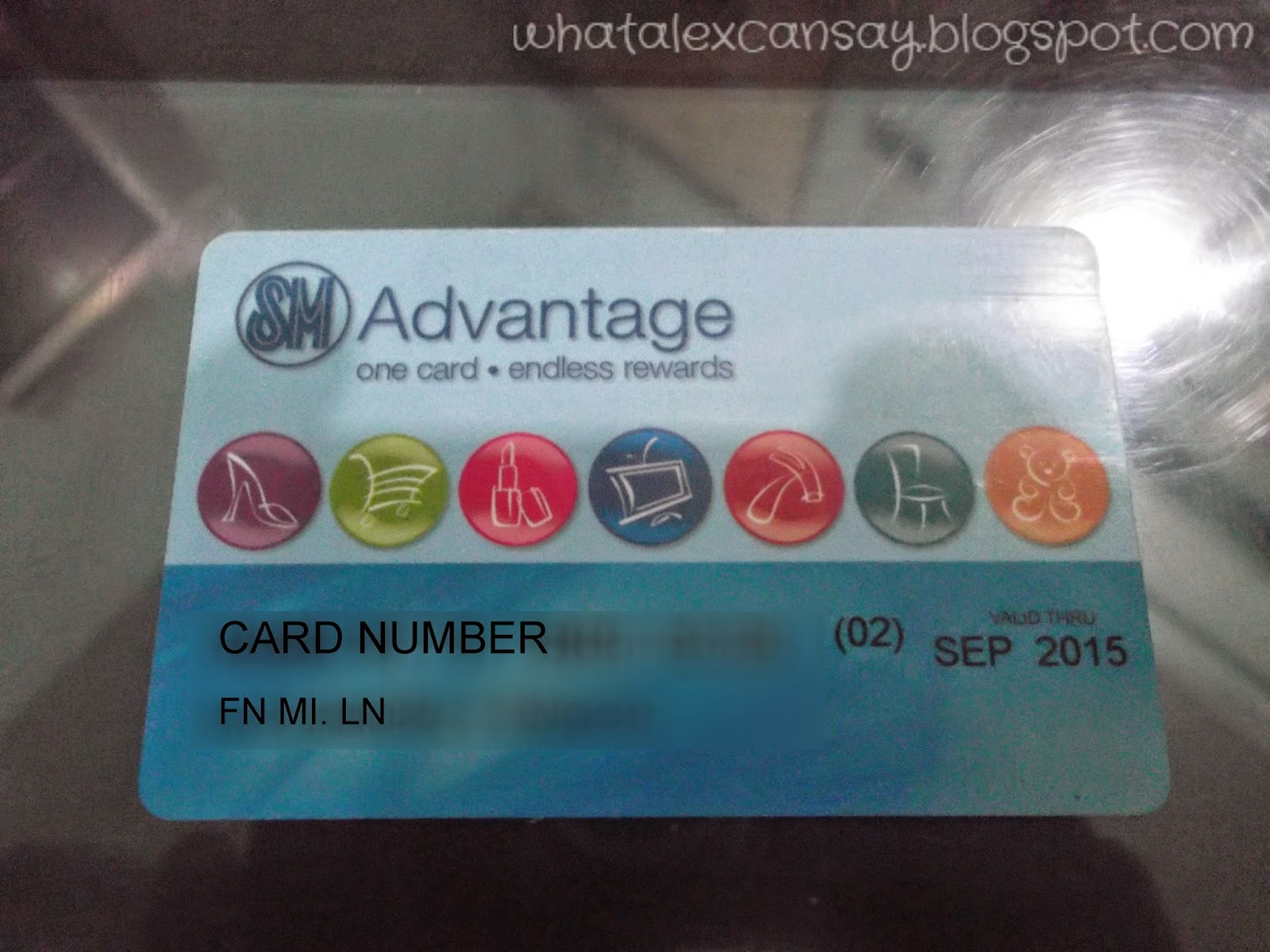 What Alex Can Say: SM Advantage Card Membership Application