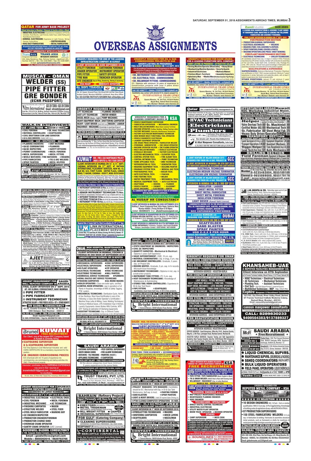 Assignment Abroad Times- 04th October 2023