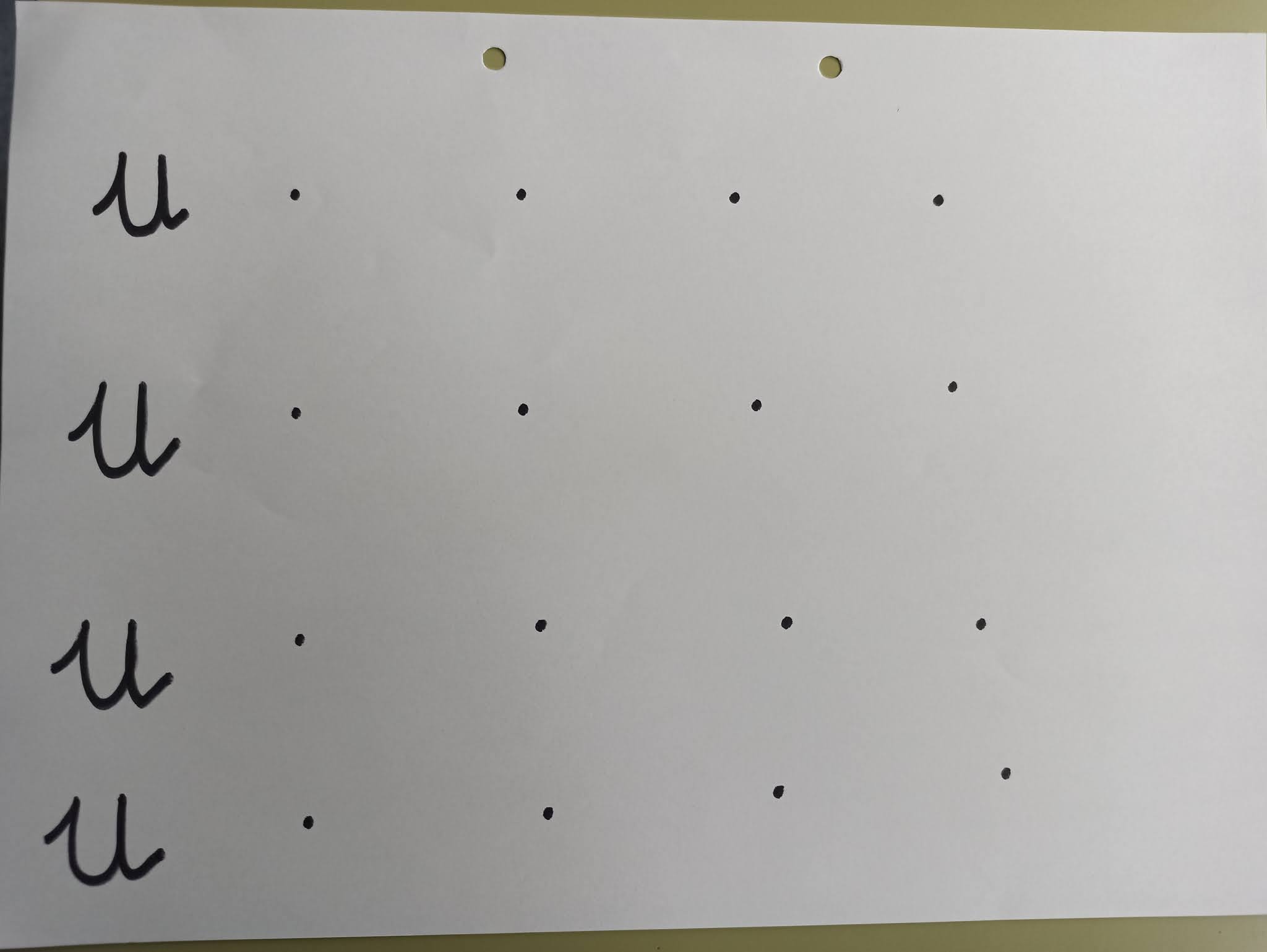 LOS ELEFANTES ,LOS OSOS Y LOS PINGÜINOS DE LA FUENCISLA: TRAZO DE LA U