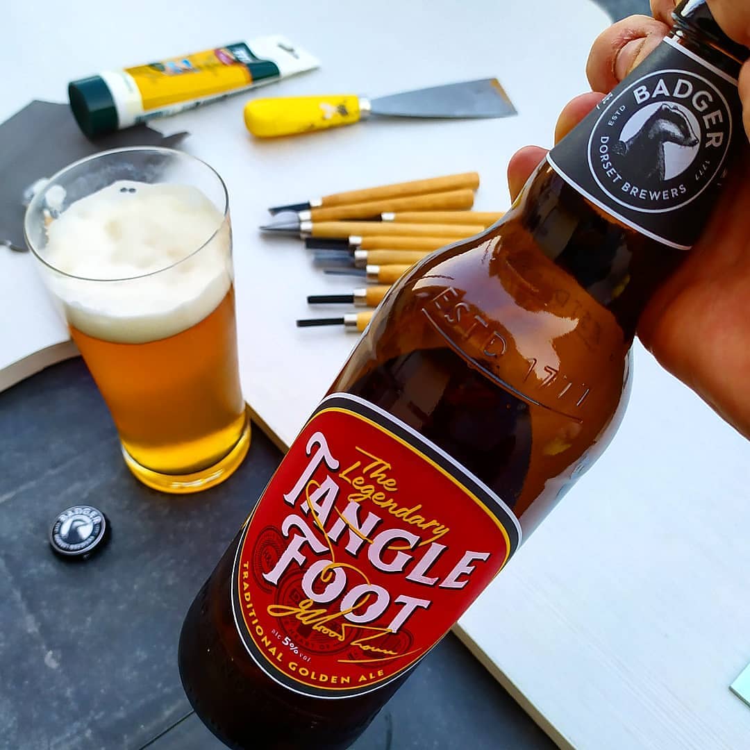 Bier+Randzaken = Badger Tanglefoot - Engeland