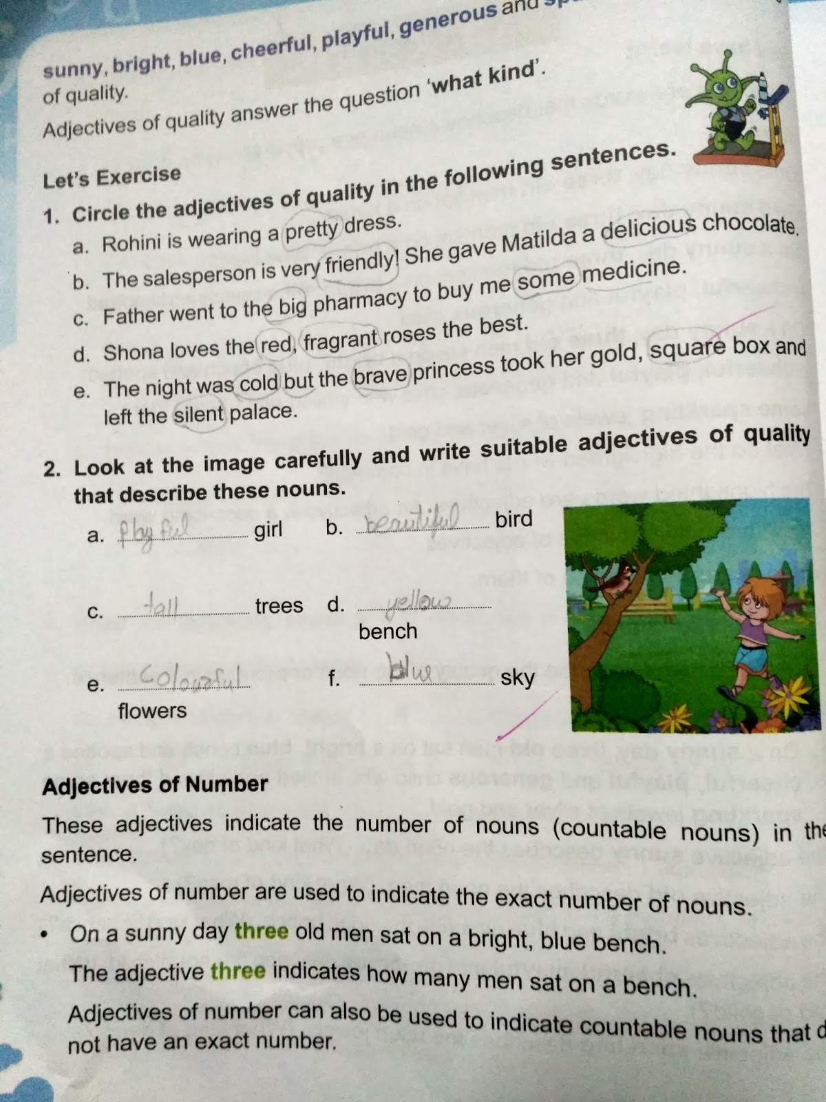 PIS BARODA STD-4: English Grammer Galaxy (Adjectives)