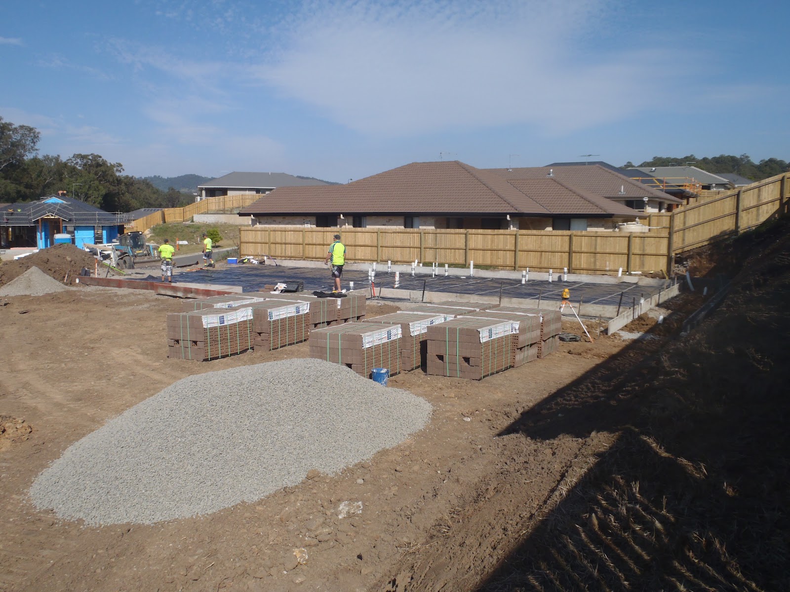 Our Metricon Como: Slab Prep