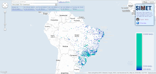 Mapa da qualidade da internet brasileira. ~ Mundo Info
