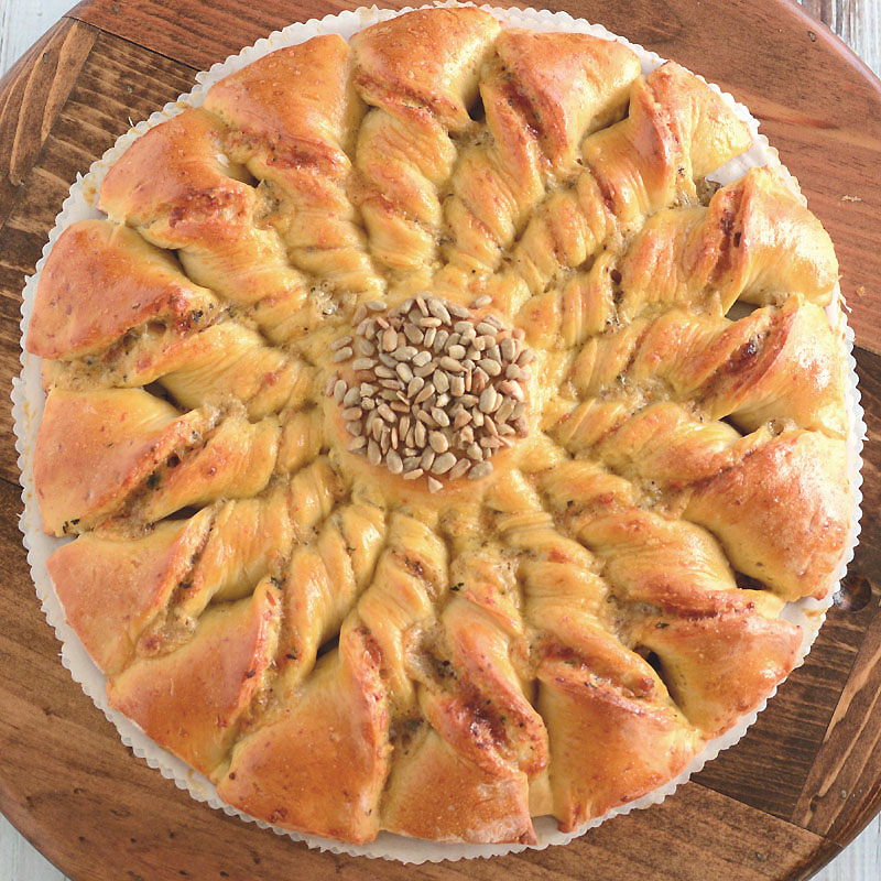 Savoring Time in the Kitchen: Savory Flower Bread