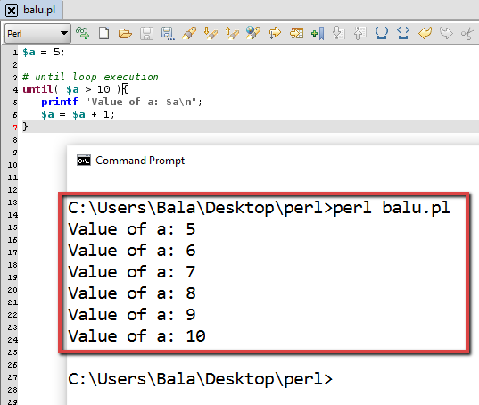 Perl - Decision Making Statements and Loops ~ Bala's Trainee Portal Perl - Decision Making Statements and Loops ~ Bala's Trainee Portal