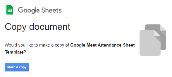 Control Alt Achieve: Google Meet Attendance Template (Enterprise Version)