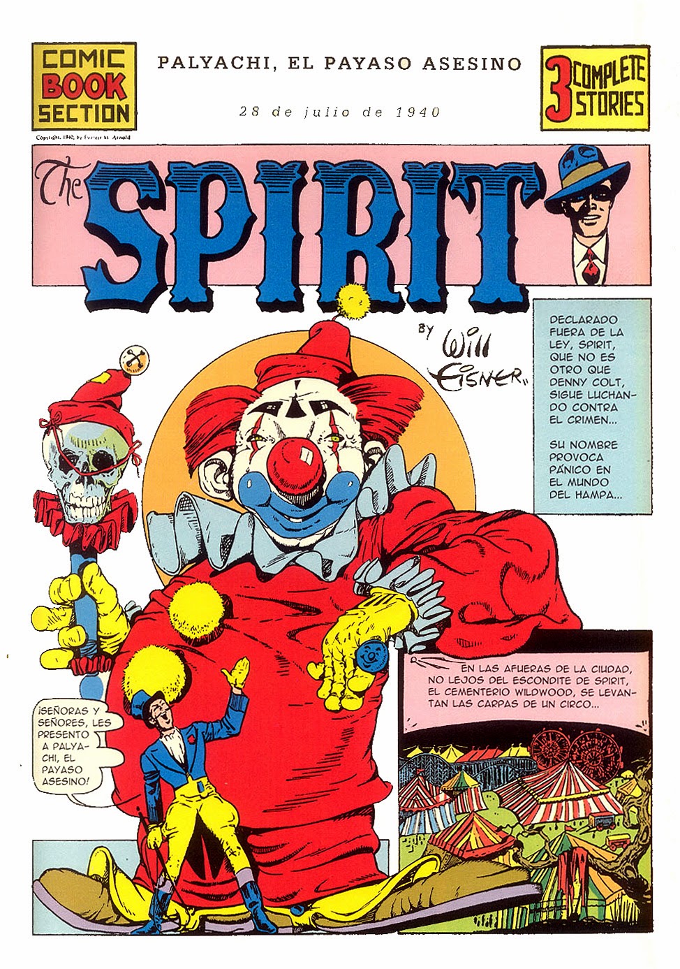 LA CANCIÓN DE TRISTAN.: Las splash-pages de The Spirit (1) Las portadas ...