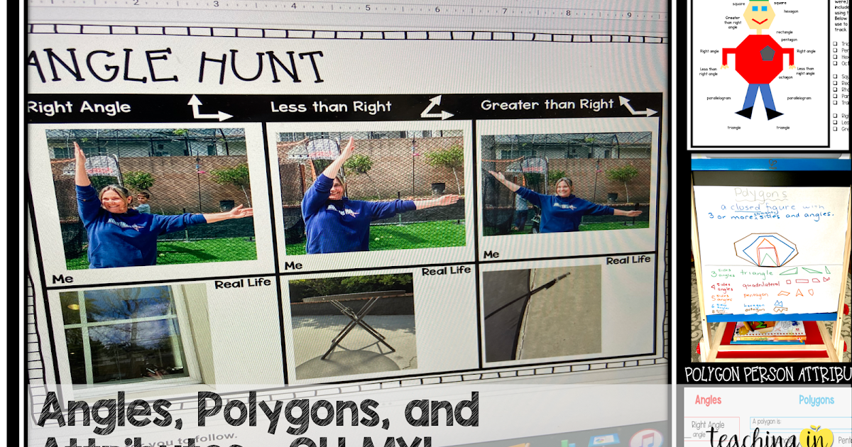 DIGITAL Angles, Polygons, and Attributes....OH MY! | Teaching in Room 6